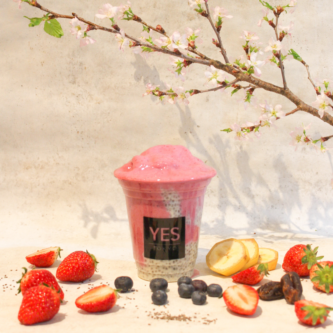 【SEASONAL MENU -CHIA BERRYPINK-】｜YES TOKYO JUICE ｜イエスジュース